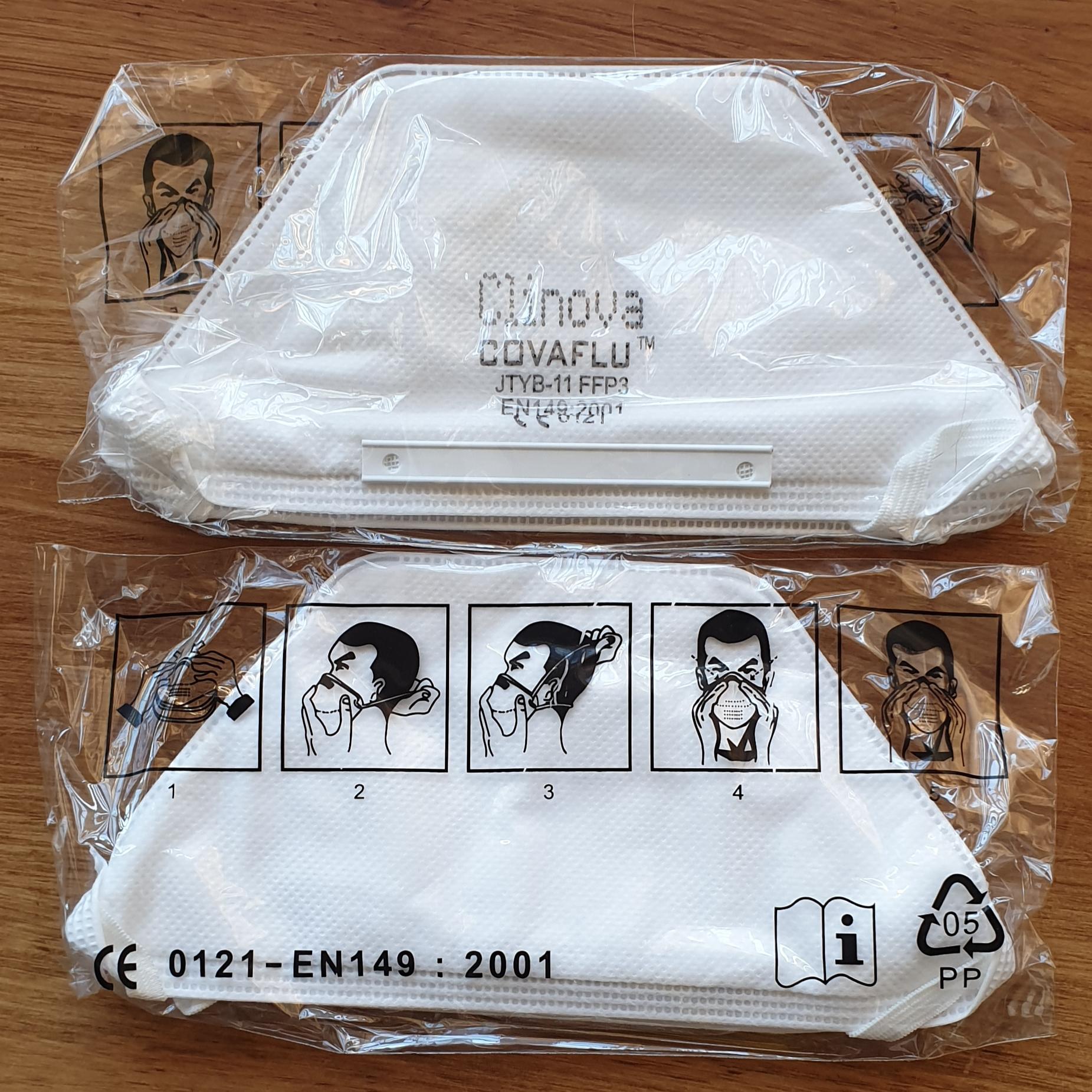 FFP3 Masks - Individually wrapped. Sold in 10s (SKU - PFFP3C)