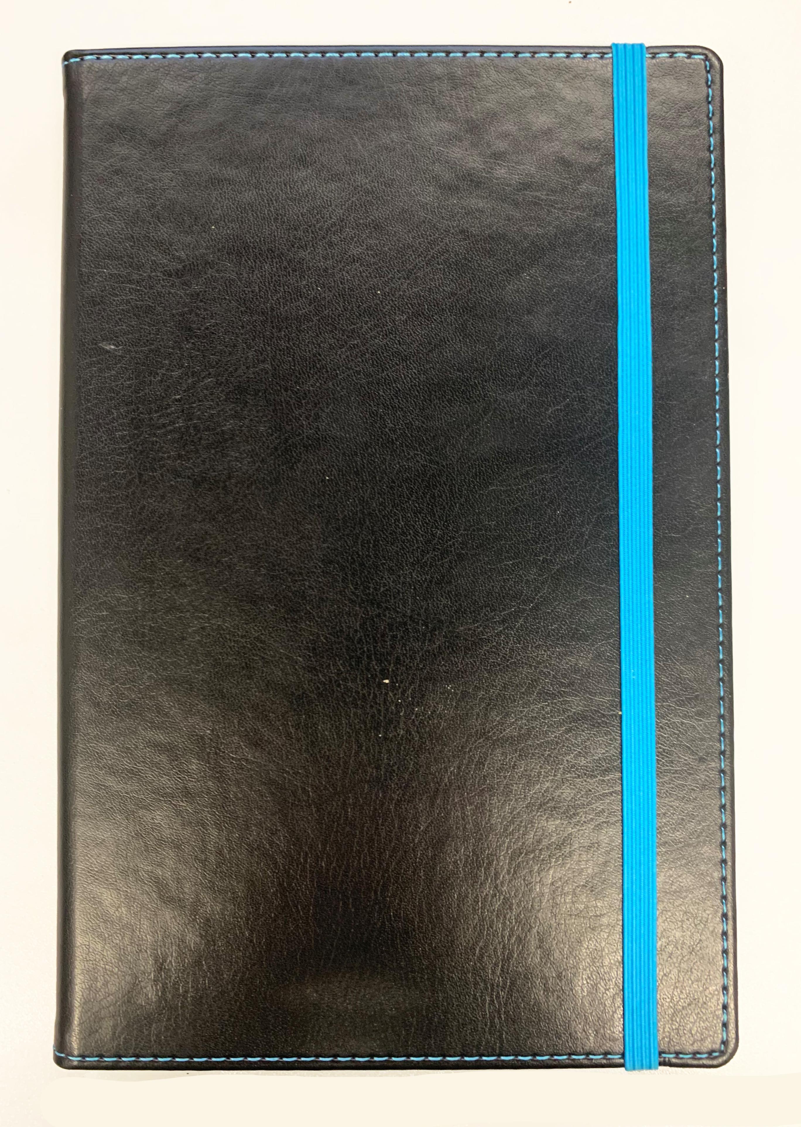 Black A5 notebook