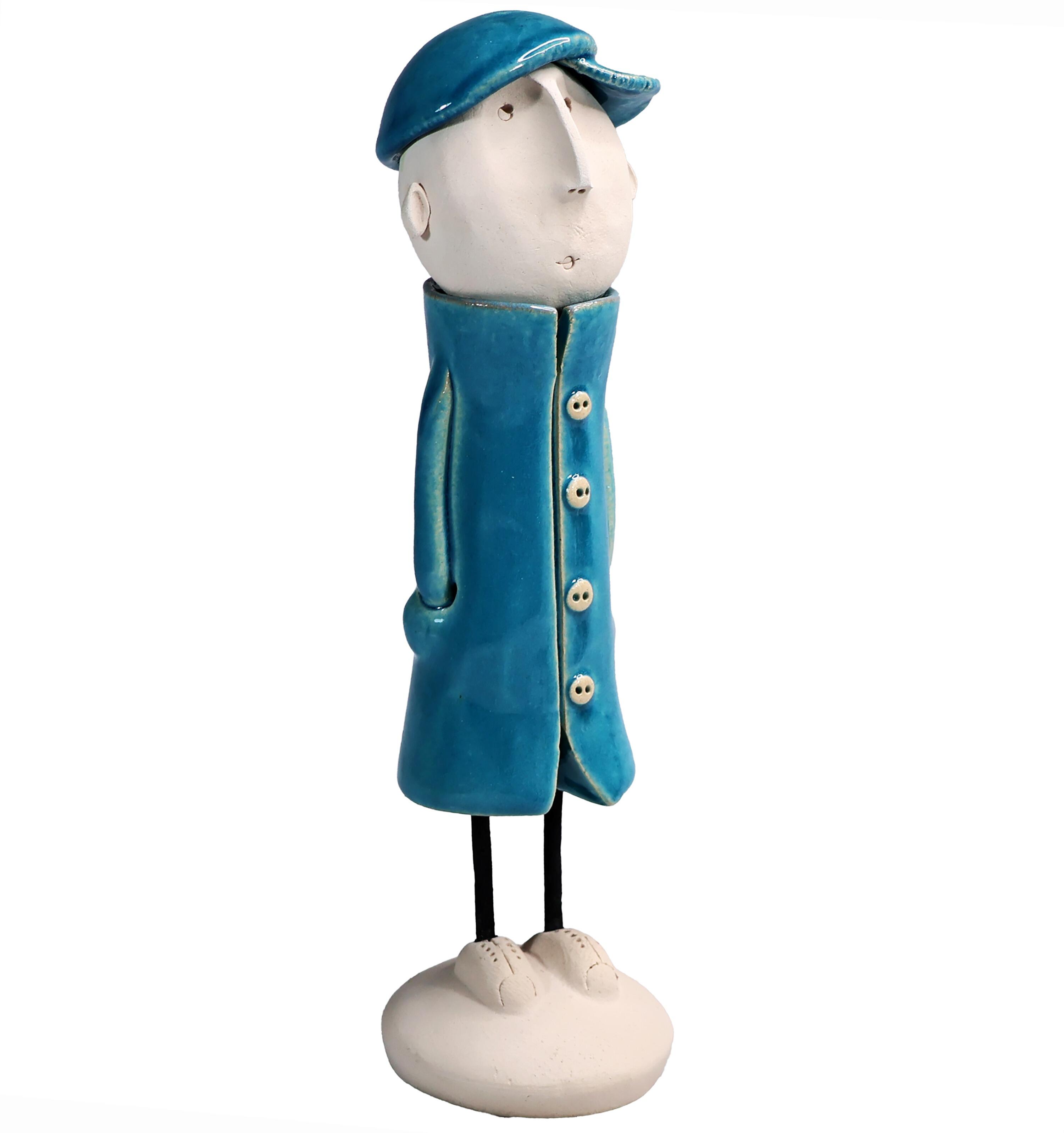 Best Friends Young Couple Statues in Mint Blue | 2 styles