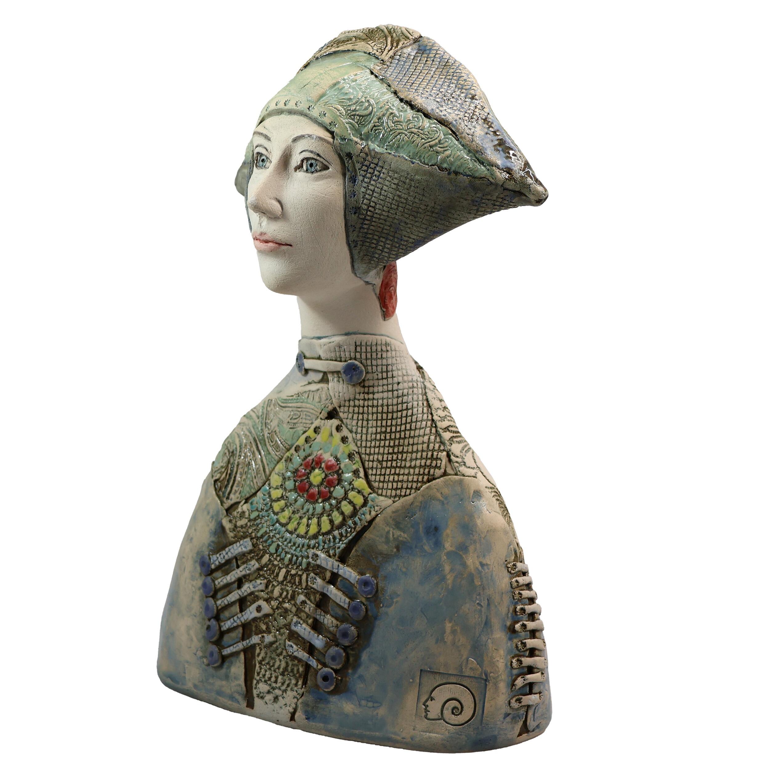 Art Deco Woman Large Bust | Sculpture Statement Piece