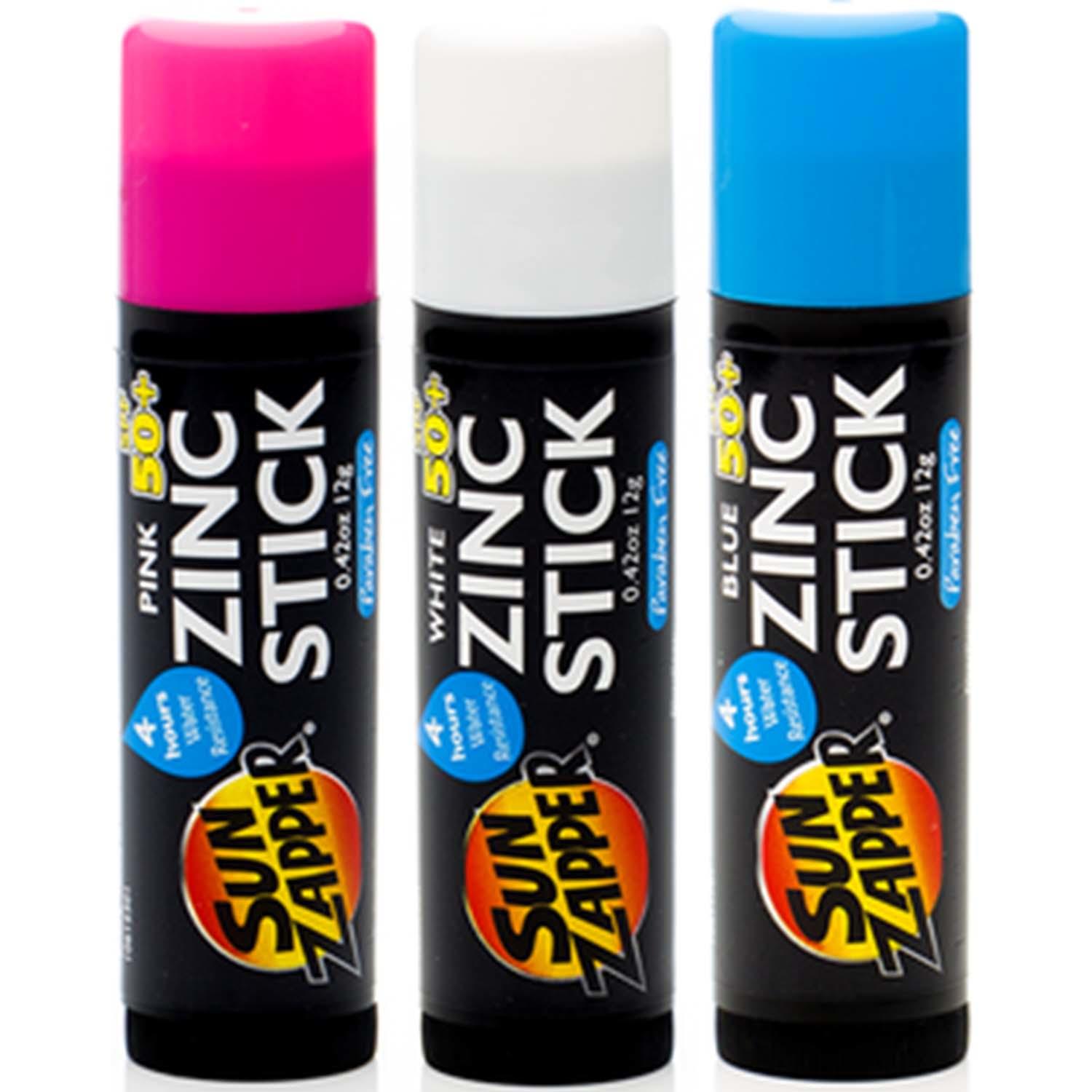 Sun Zapper Pink Zinc Stick SPF50+ Very High Sun Protection Perfect for ...