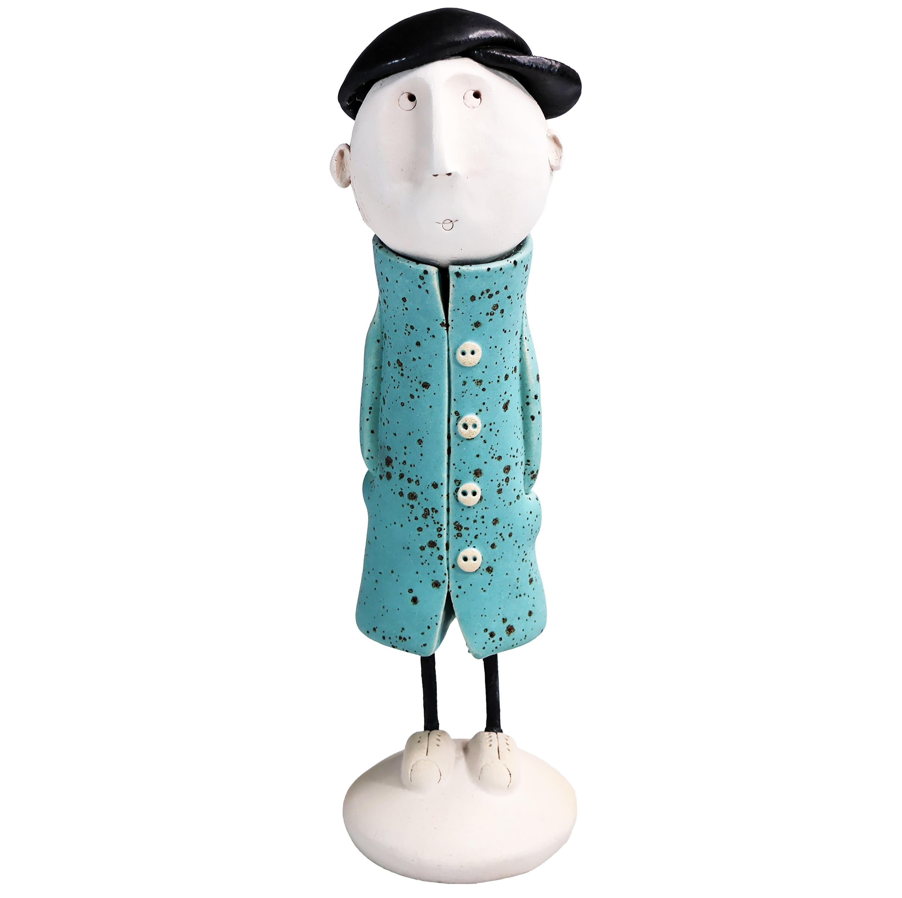 Best Friends Young Couple Statues in Turquoise | 2 styles