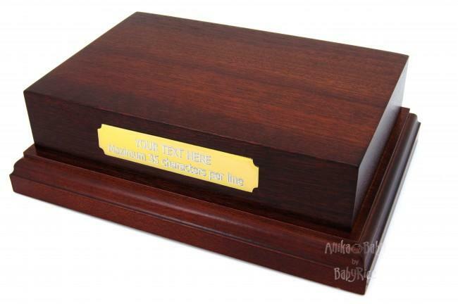 Real Mahogany Wood Wooden Solid Plinth Base Size 6x4" - Options for ...