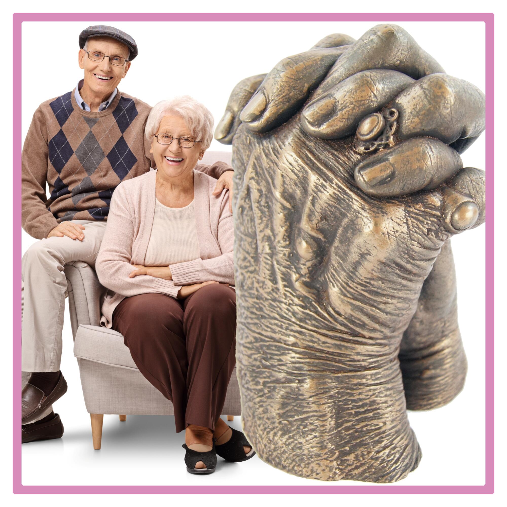 Valentine's Gift Couples Hand Casting Holding Hands Forever Cast at Our ...