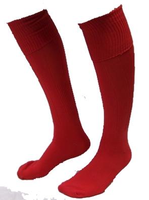 Red Football Socks
