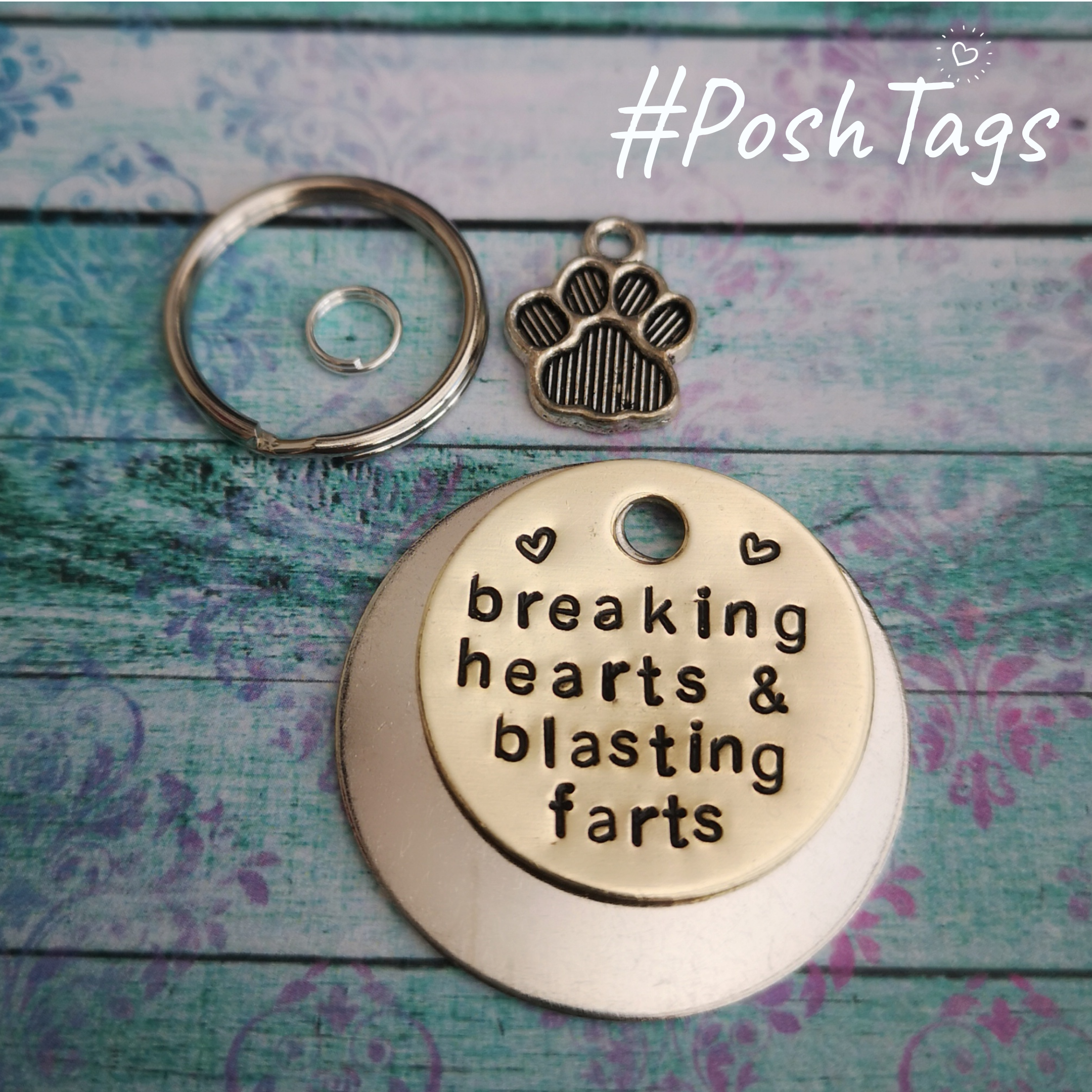 Breaking hearts and blasting farts ID Tags #PoshTags