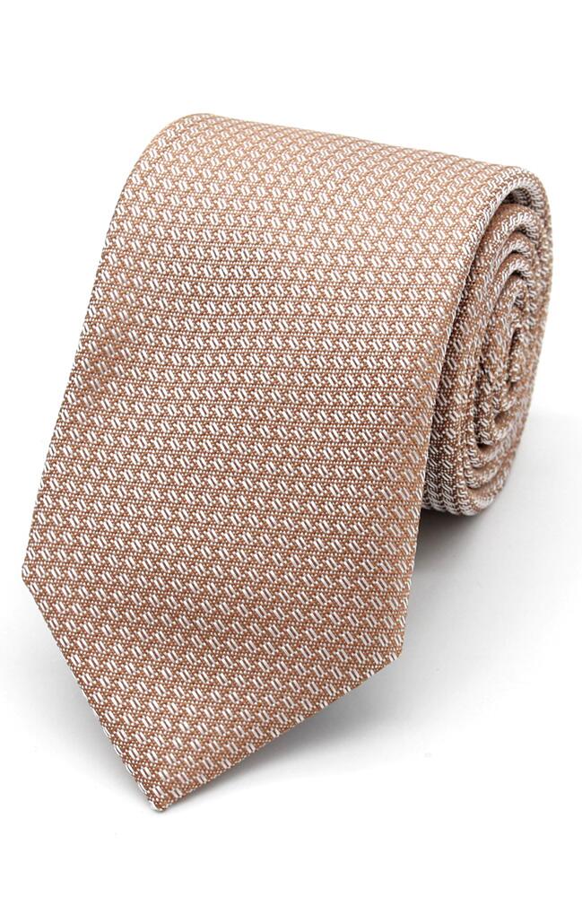 Mix-and-Match Plain Texture Tie - Bronze - F8001/13