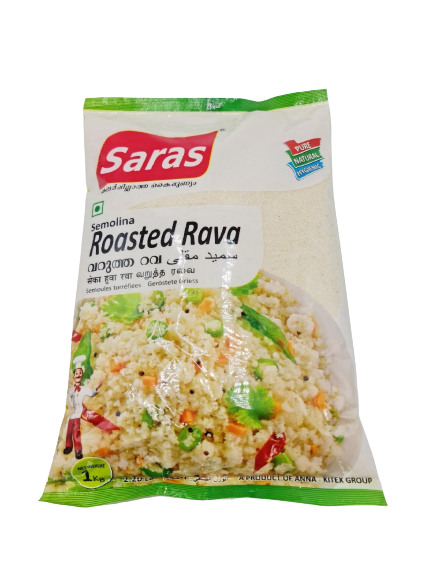 Saras Roasted (Fried) Rava 1Kg
