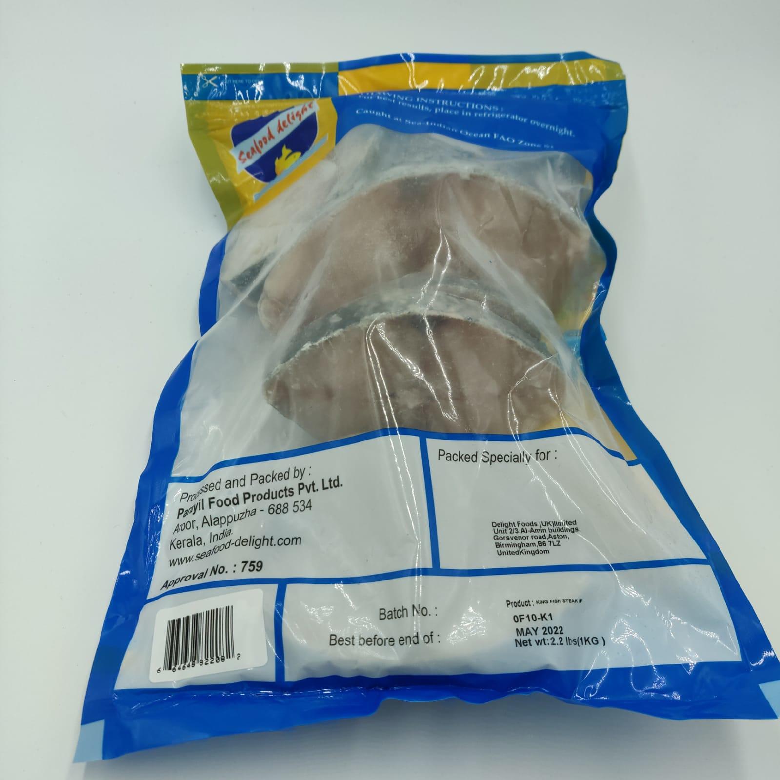 Seafood Delight King Fish Steak Premium DD 1Kg