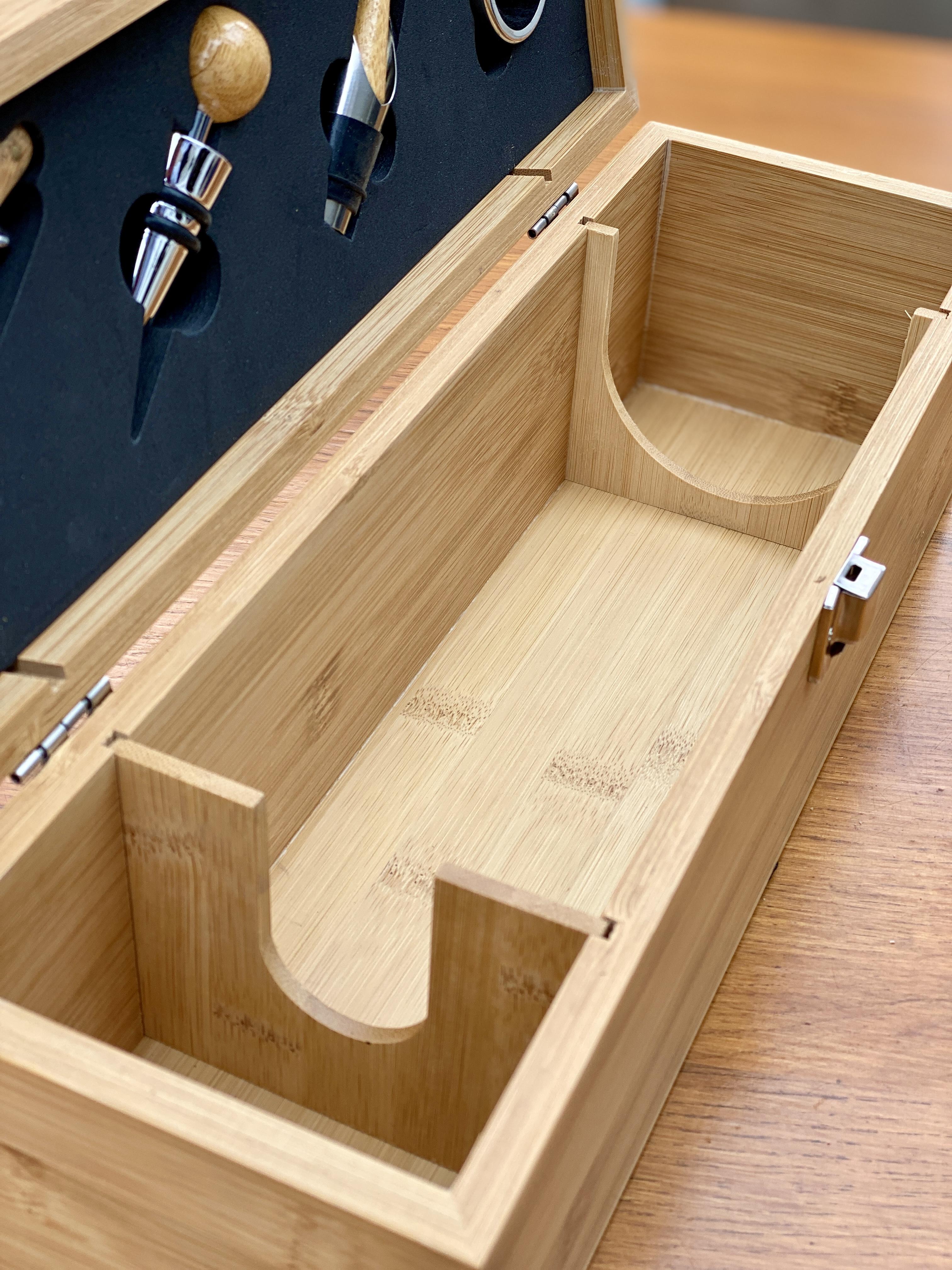 Personalised luxury Wooden Wine Box