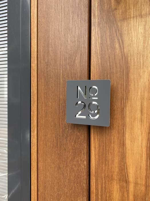 Contemporary Square House Sign 100 x 100mm