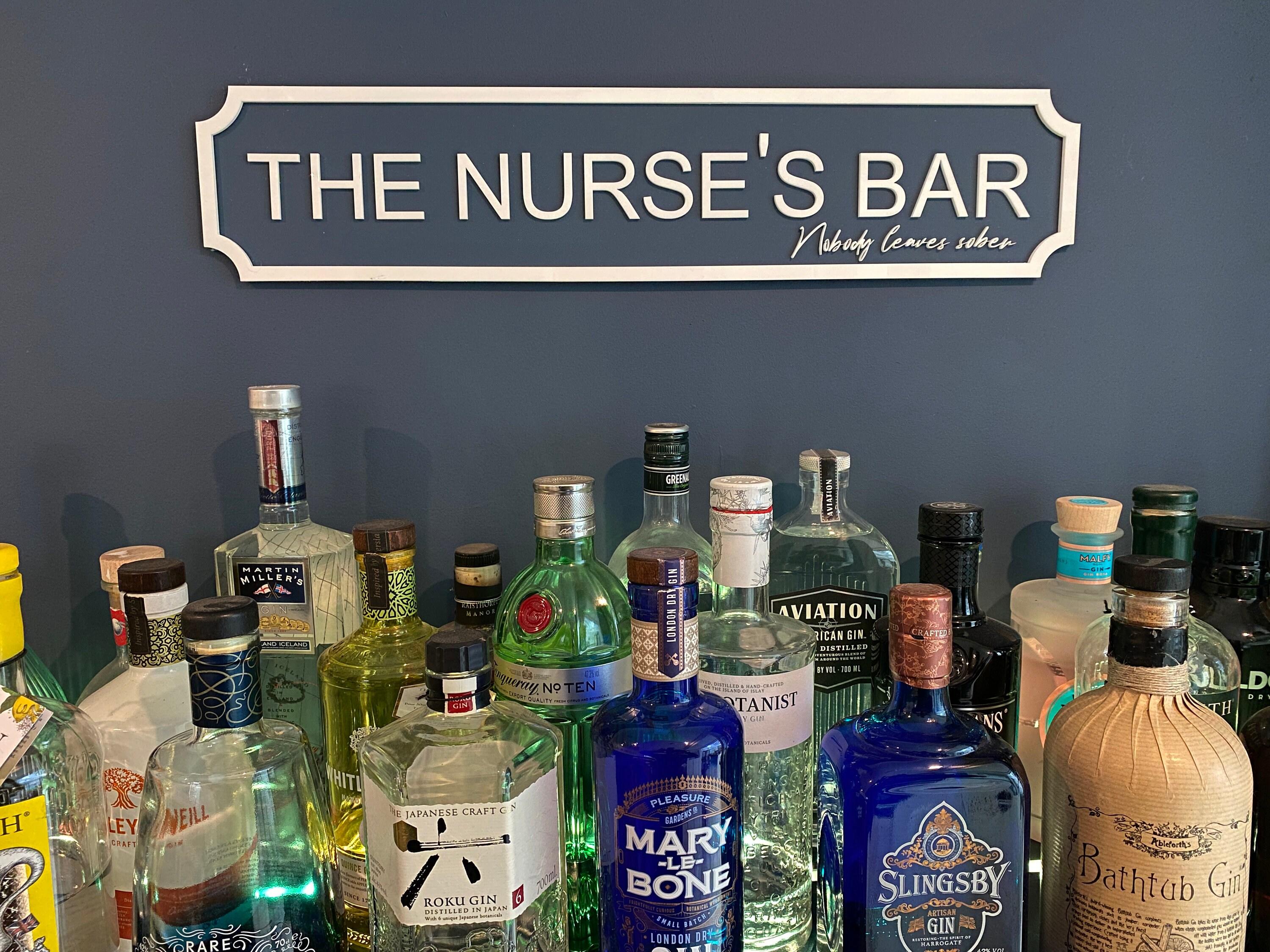 Vintage 3D Acrylic Personalised Gift Bar Street Sign For The Home Or Garden