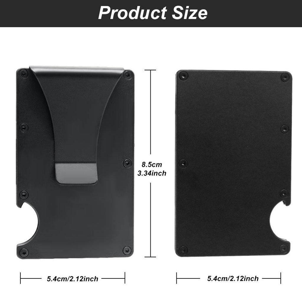 Personalised Aluminum Credit Card Holder With A Bottle Opener, RFID Secure