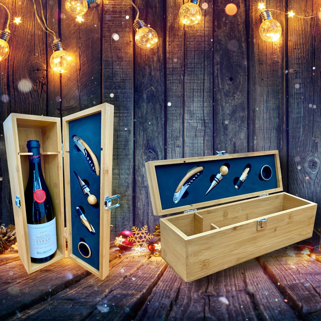 Personalised luxury Wooden Wine Box