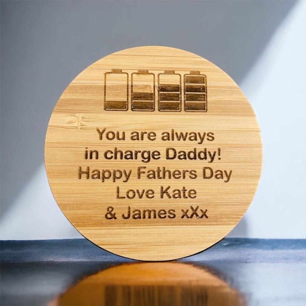 Personalised Wireless Wood Charger For Apple iPhones and Android ...