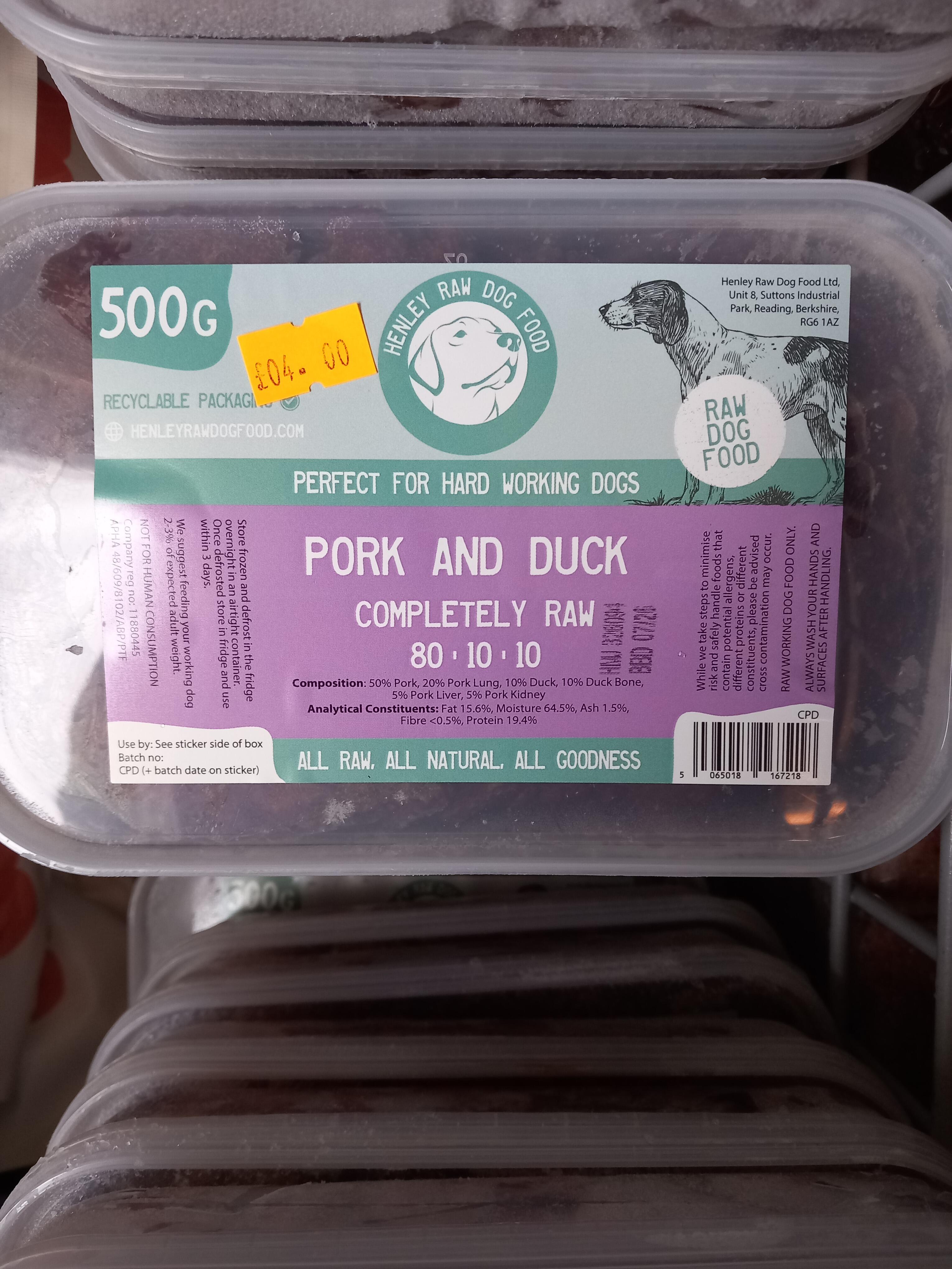Henley Duo Pork & Duck 500g