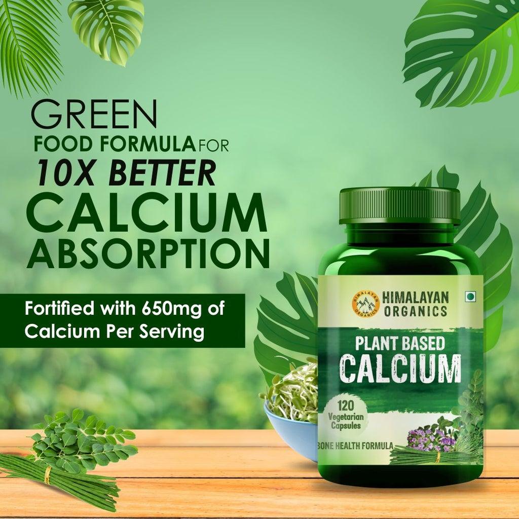 UrbanTokri TheHimalayanOrganics Plant Based Calcium Supplement 120 Veg ...