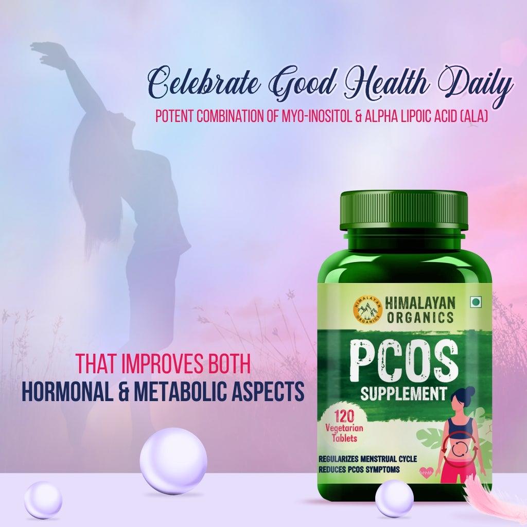 UrbanTokri TheHimalayanOrganics PCOS Multivitamin Supplement 2000mg 120 ...