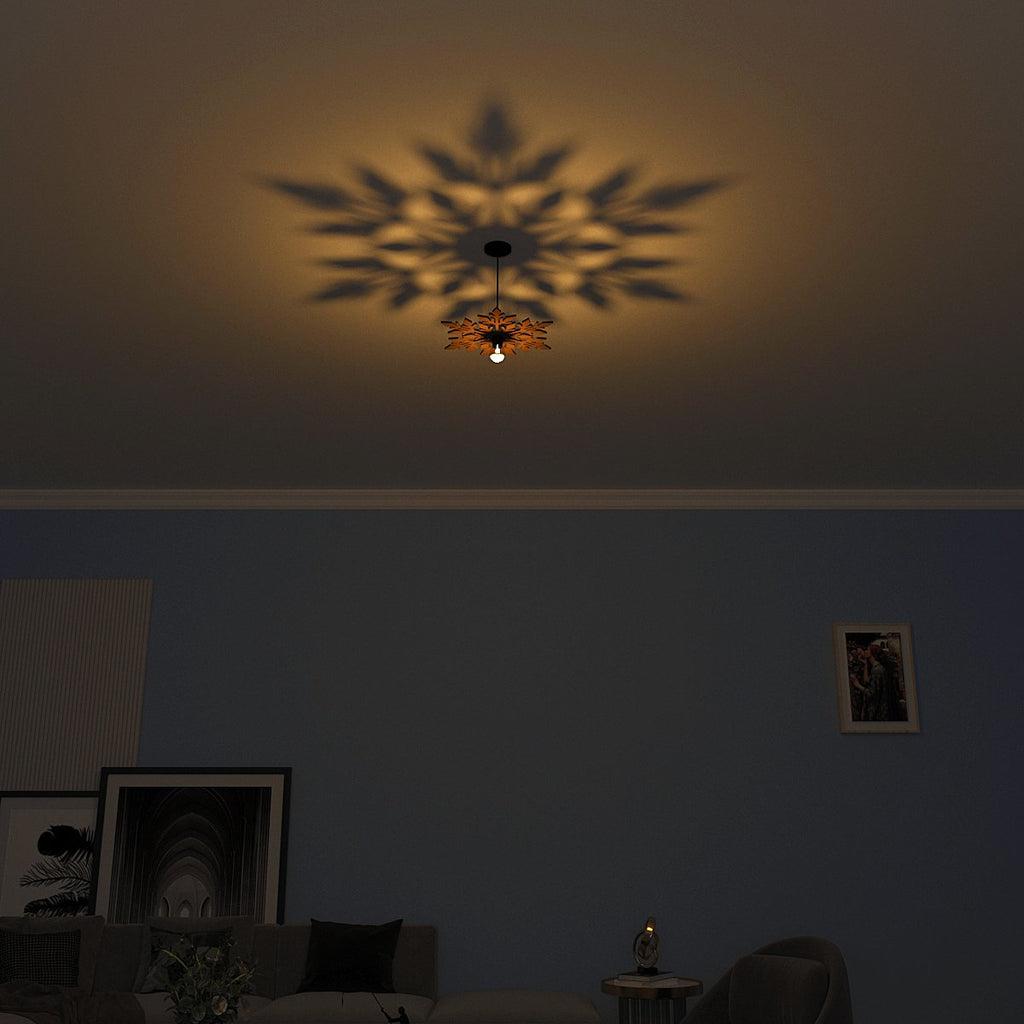 UrbanTokri Traditional Magical Cotyledons Ceiling Shadow Light