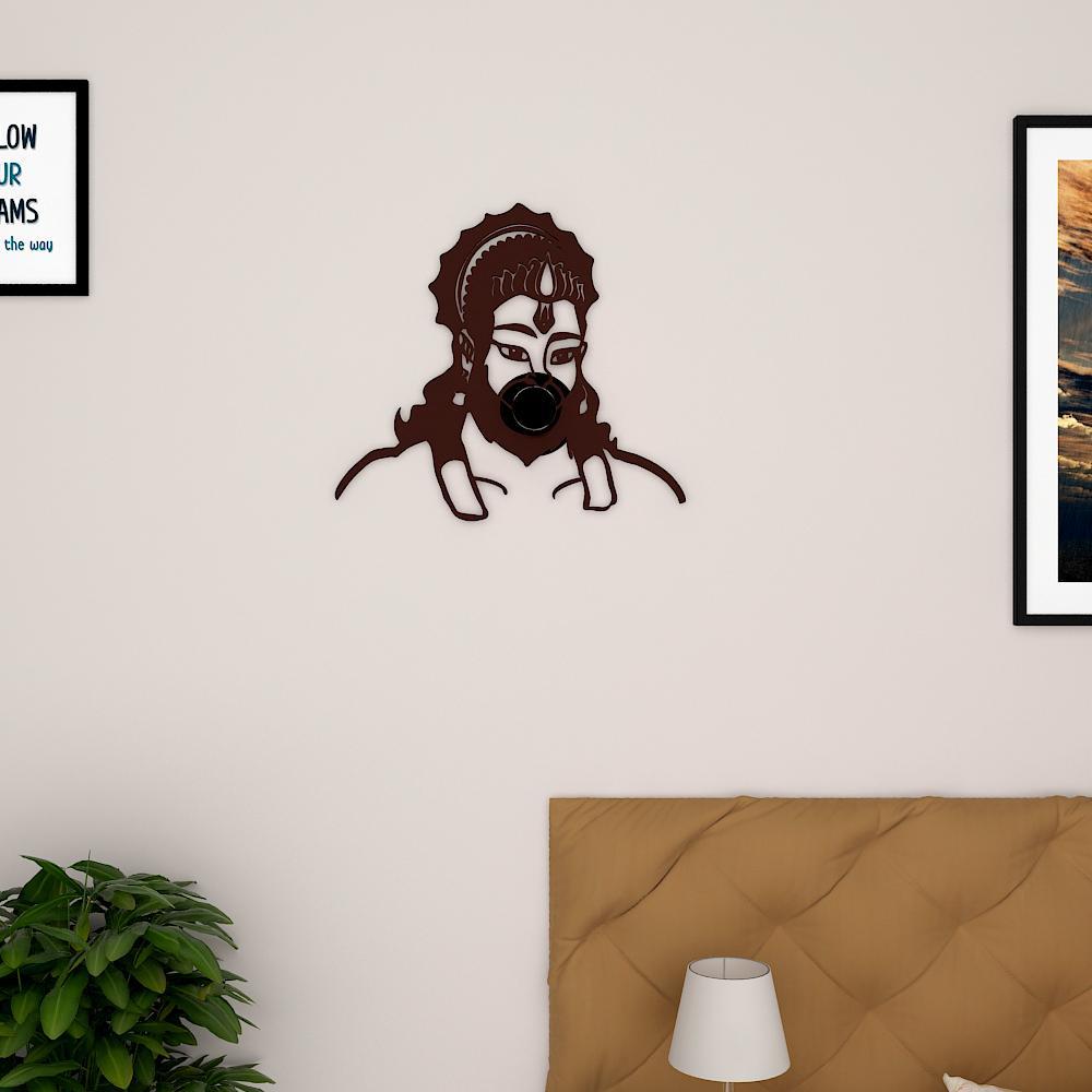 UrbanTokri Traditional Hanuman ji face creative Shadow lamp