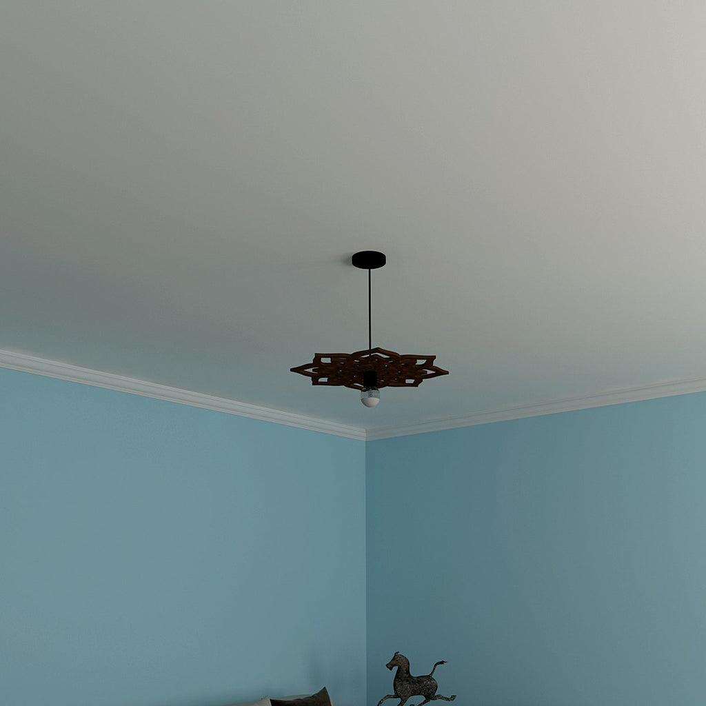 UrbanTokri Traditional The Wide Floral Art Ceiling Shadow Light