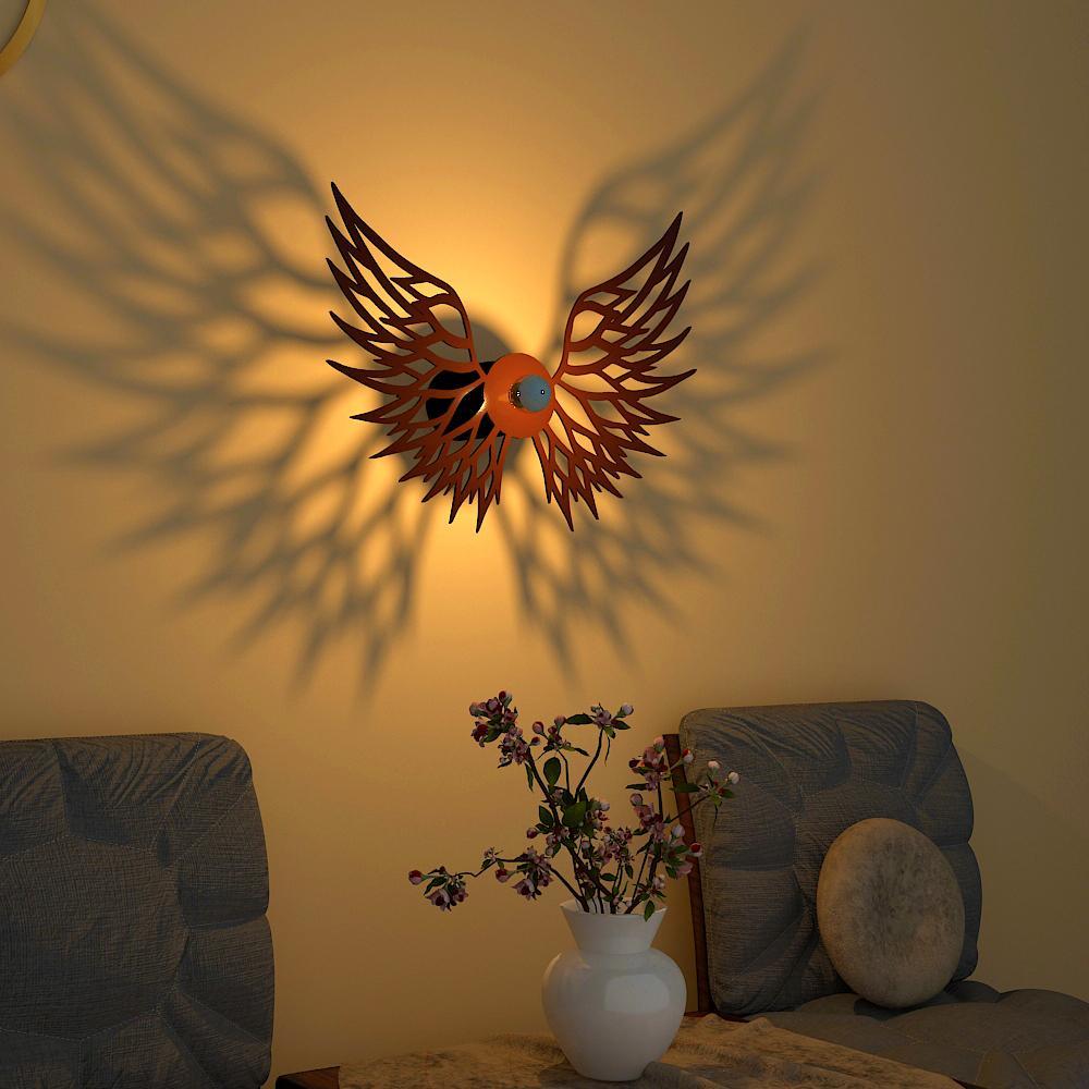 UrbanTokri Traditional Fly High Wings Shadow Lamp