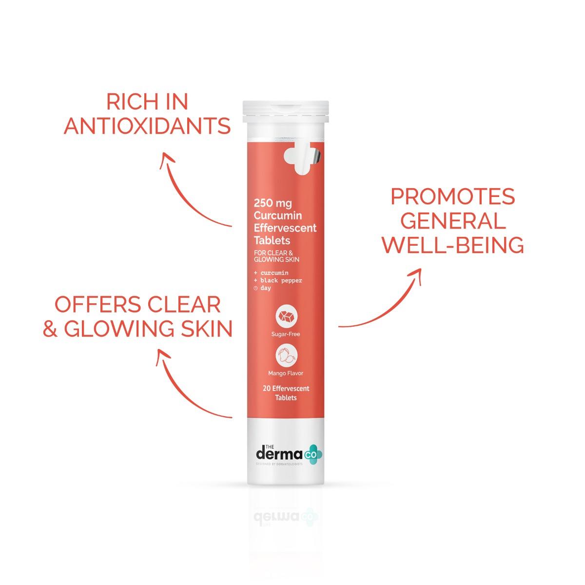 UrbanTokri THE DERMA CO 250 mg Curcumin Effervescent Tablets With ...