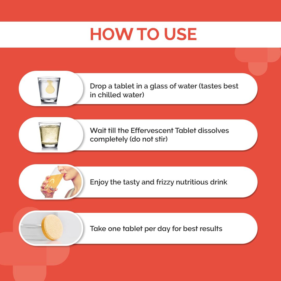 UrbanTokri THE DERMA CO 250 mg Curcumin Effervescent Tablets With ...