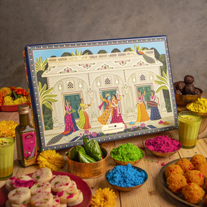 UrbanTokri HOLI Phool Natural Gulaal 4 Holi Colors plus Premium Thandai