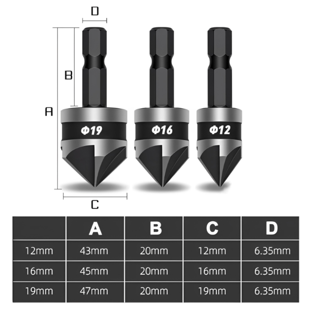 Countersink Drill Bits