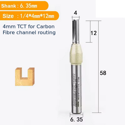 Router Cutters for luthiers