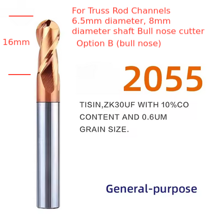 Router Cutters for luthiers