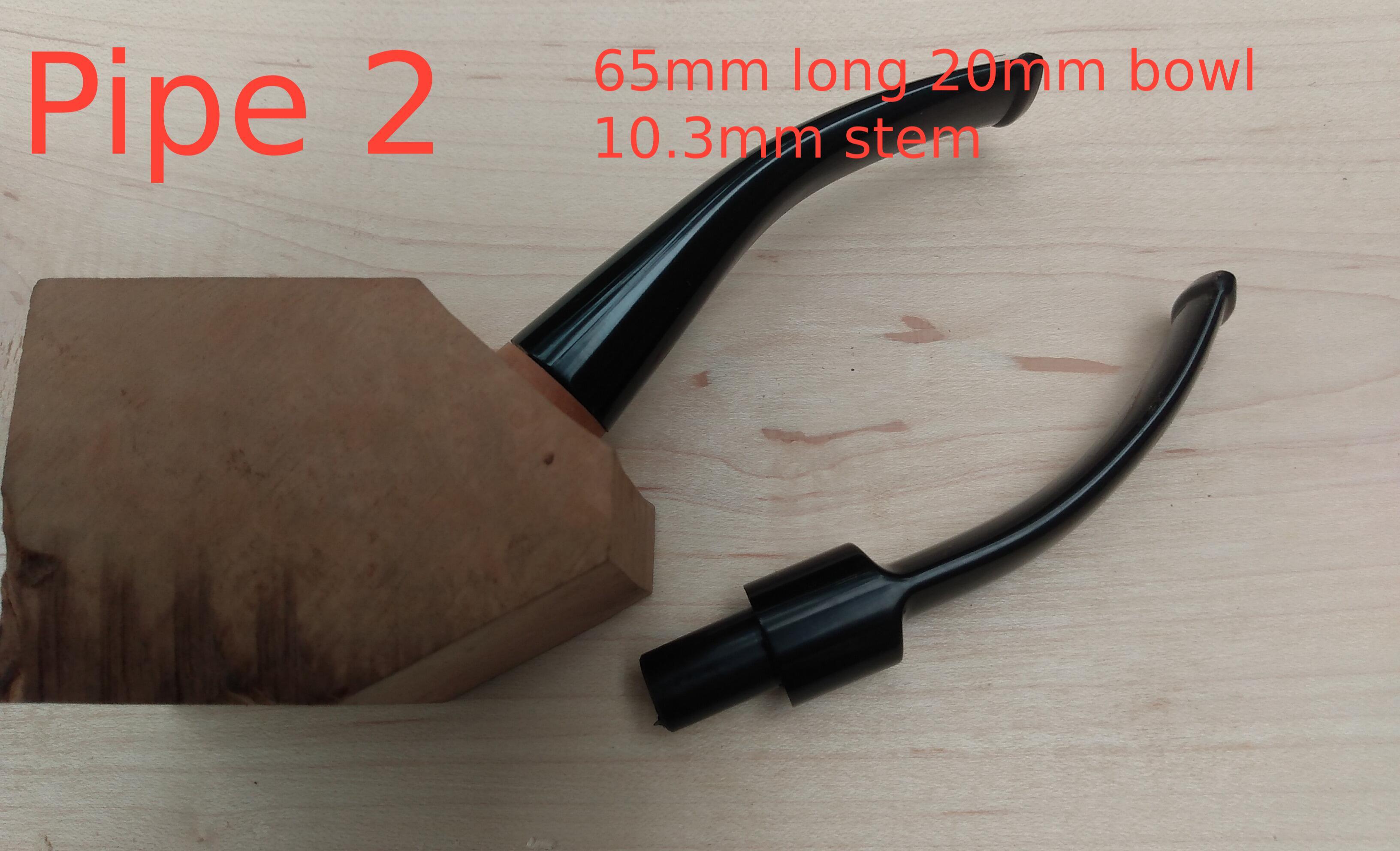 Briar Pipe blanks with stems
