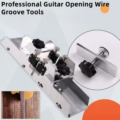 Fret slotting saw and jig