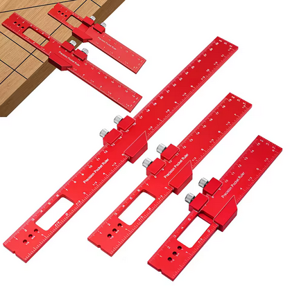 Aluminium sliding square rule