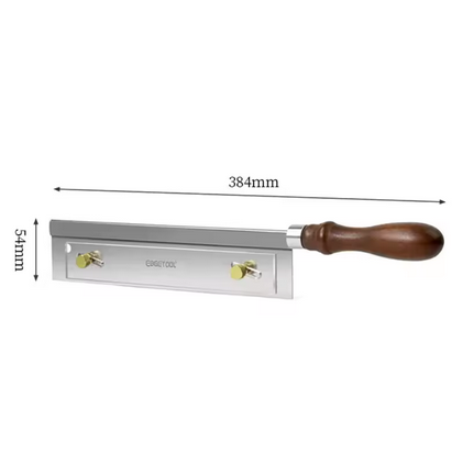 Fret slotting saw and jig