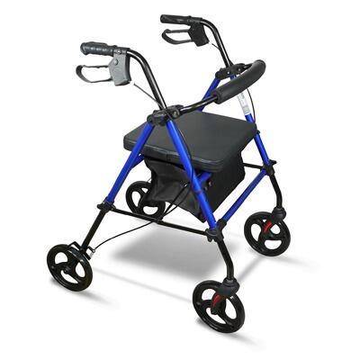 Blue 8" Wheel Rollator | Mobility Aids | Best Arthritis Aids