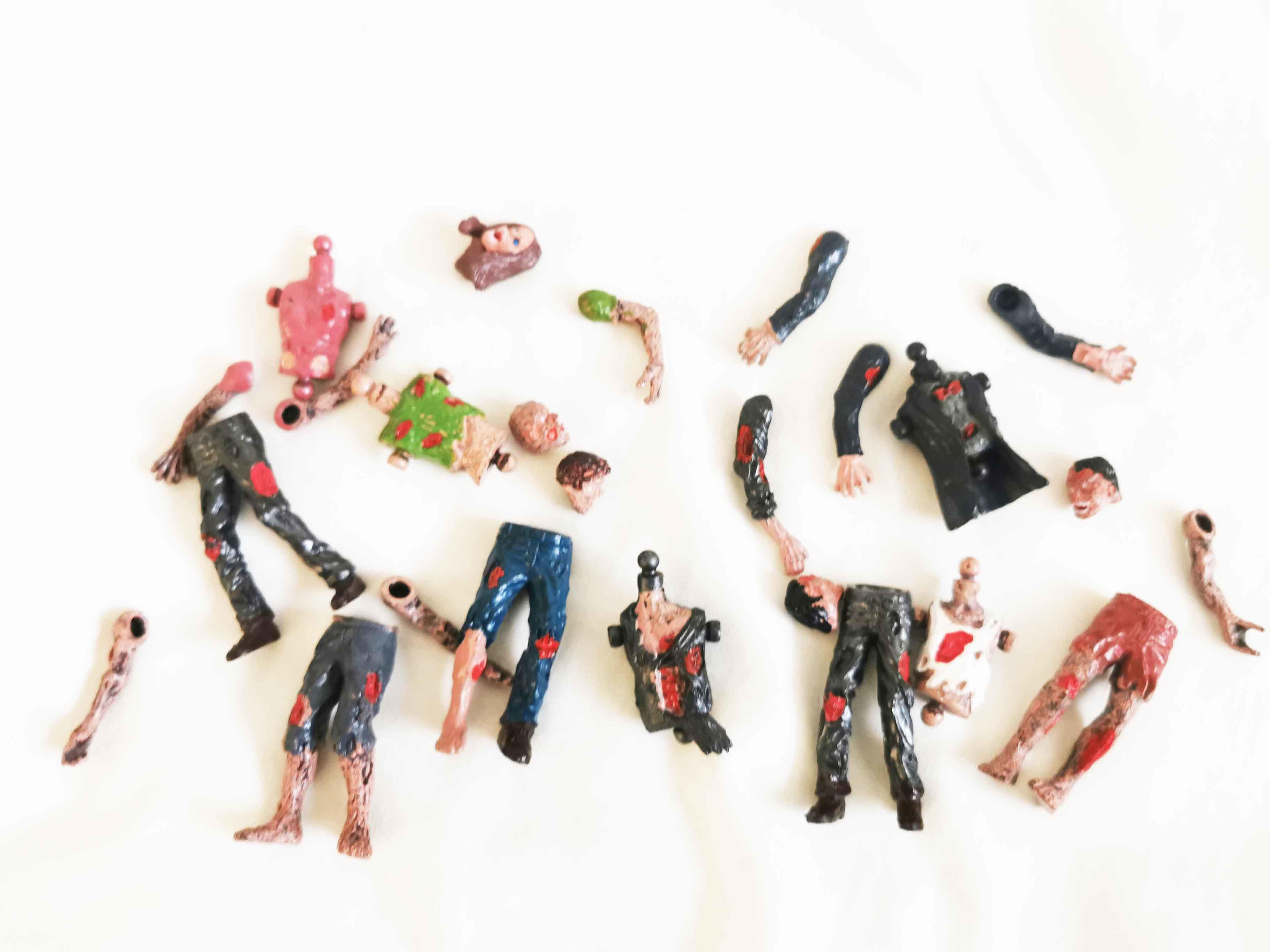 Corpse Zombies 3.75 Action Figures set of 6