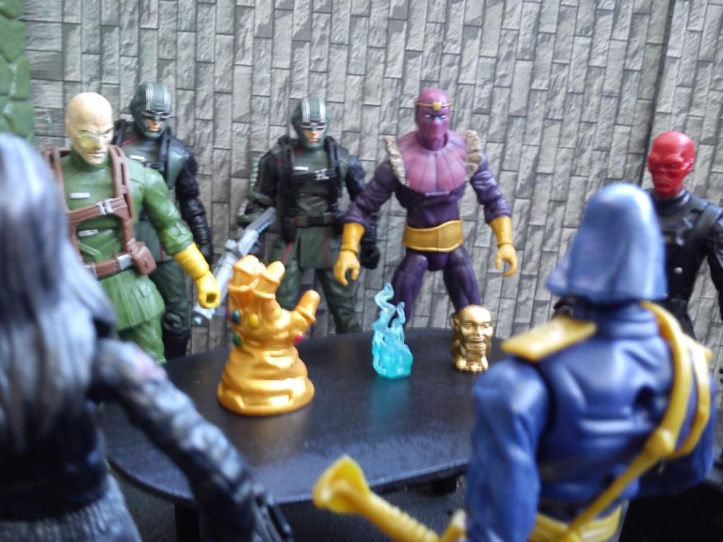 Marvel Universe Hydra and Gi Joe Cobra "The Meeting" 3.75 Action figures