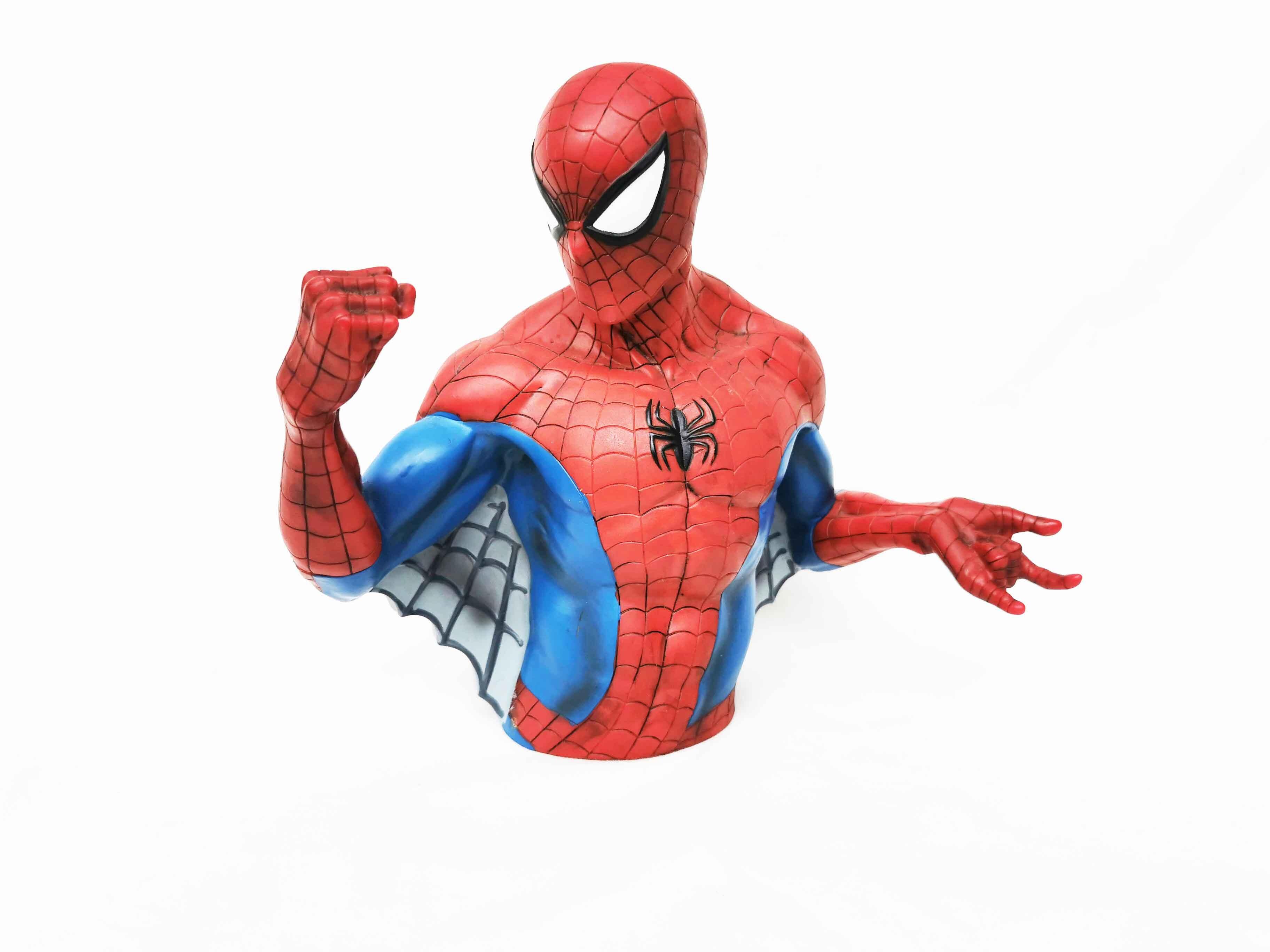 Marvel Spider-man Bust Coin Bank Money Box