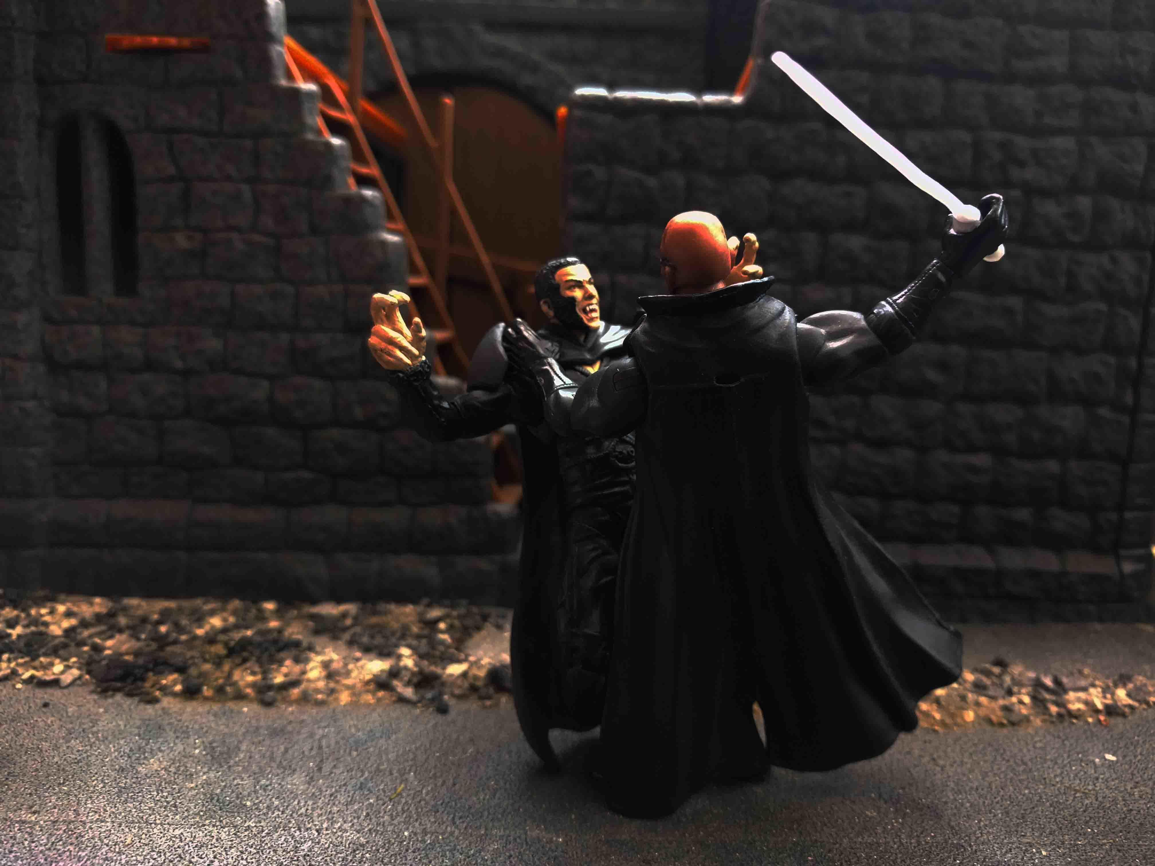 Blade vs Deacon Frost Marvel Universe 3.75" Awesome Action Figures UK