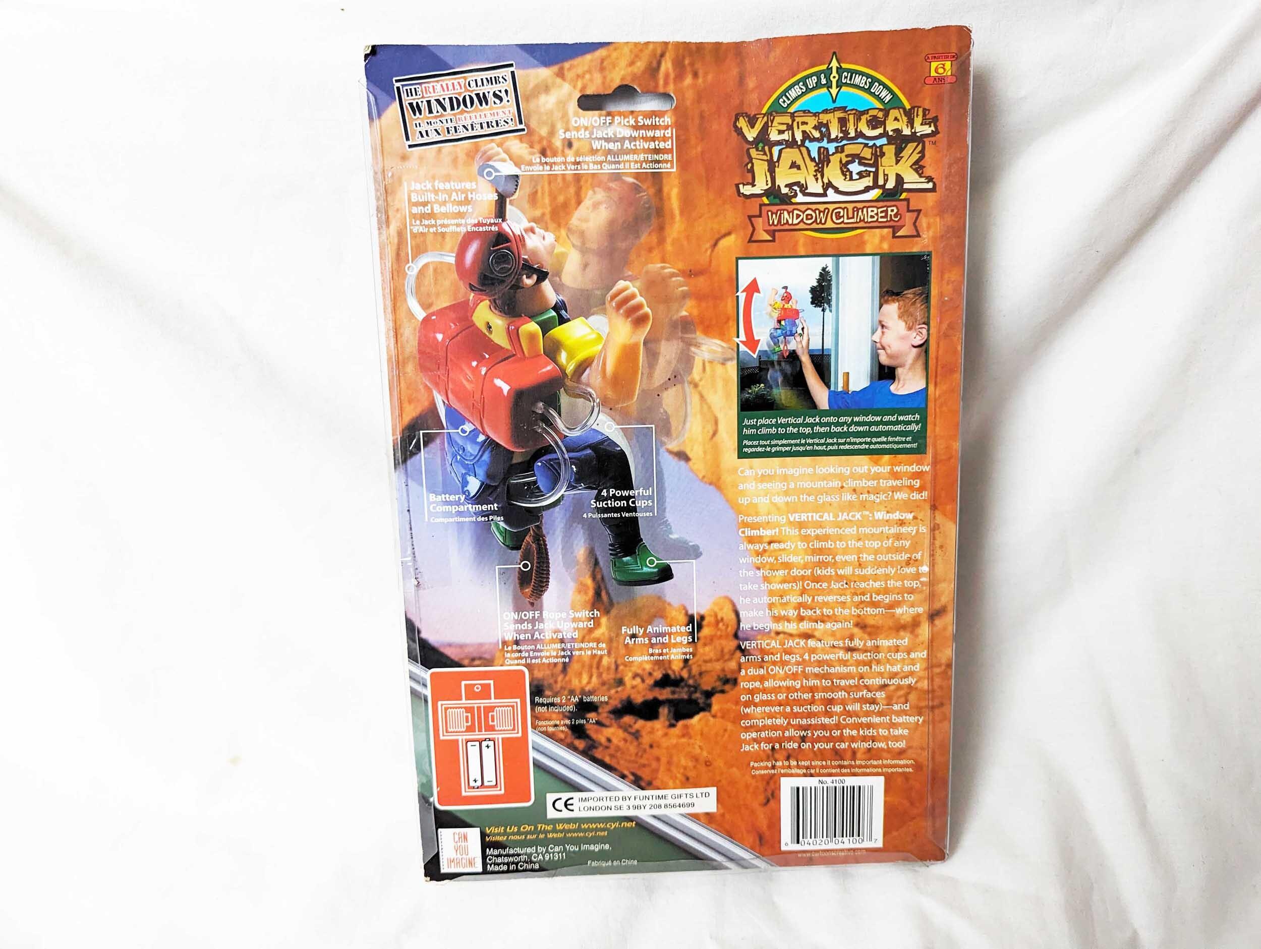 Verticle Jack Window climbing Vintage Toy Game Retro Action Figure