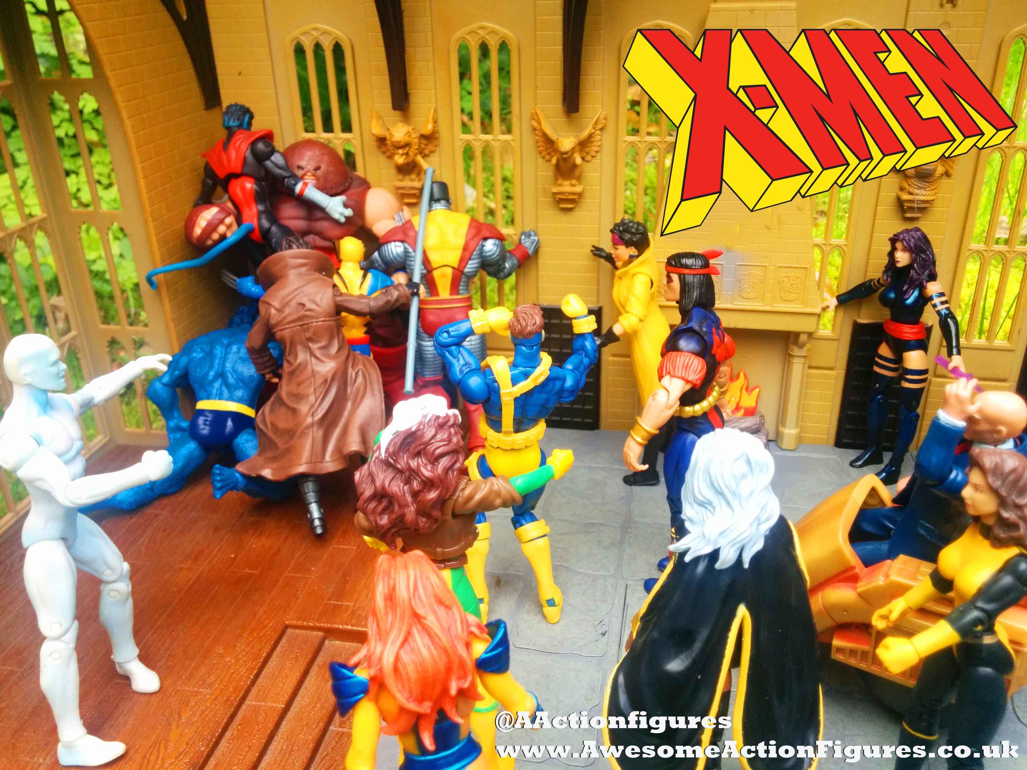 Marvel Universe X-Men Action figures 3.75" diorama