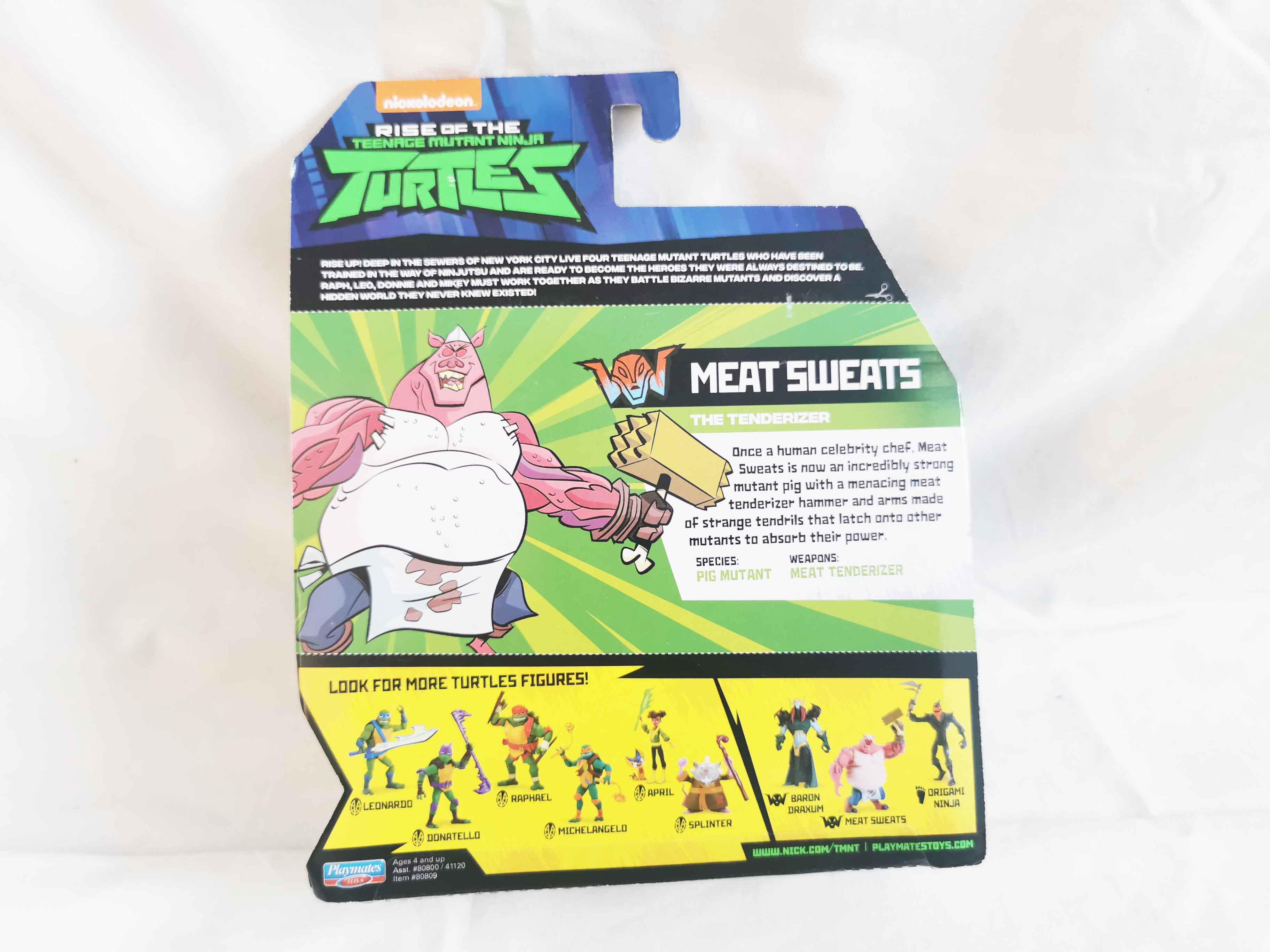 Meat Sweats Teenage Mutant Ninja Turtles 5 Action Figure Playmates TMNT