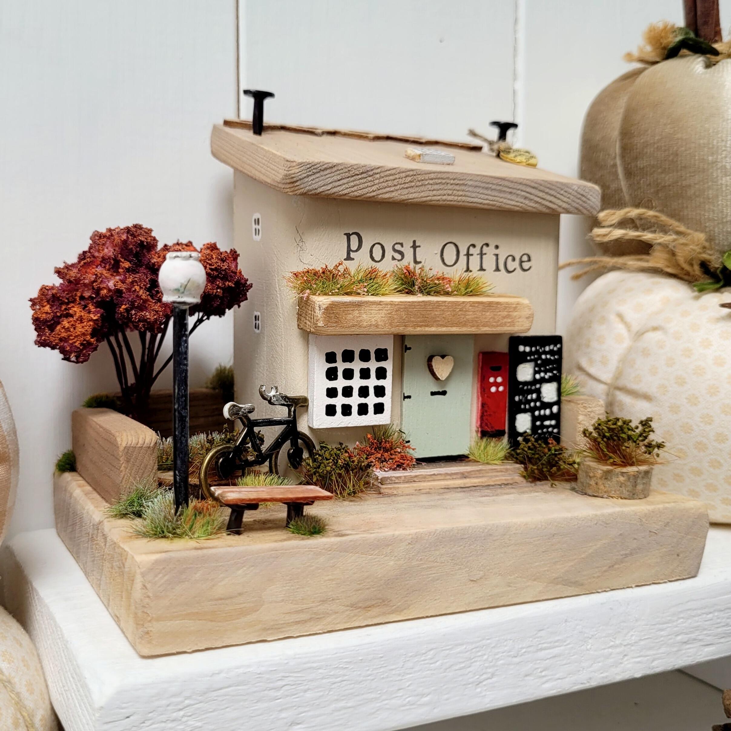 AUTUMN VILLAGE POST OFFICE COTTAGE