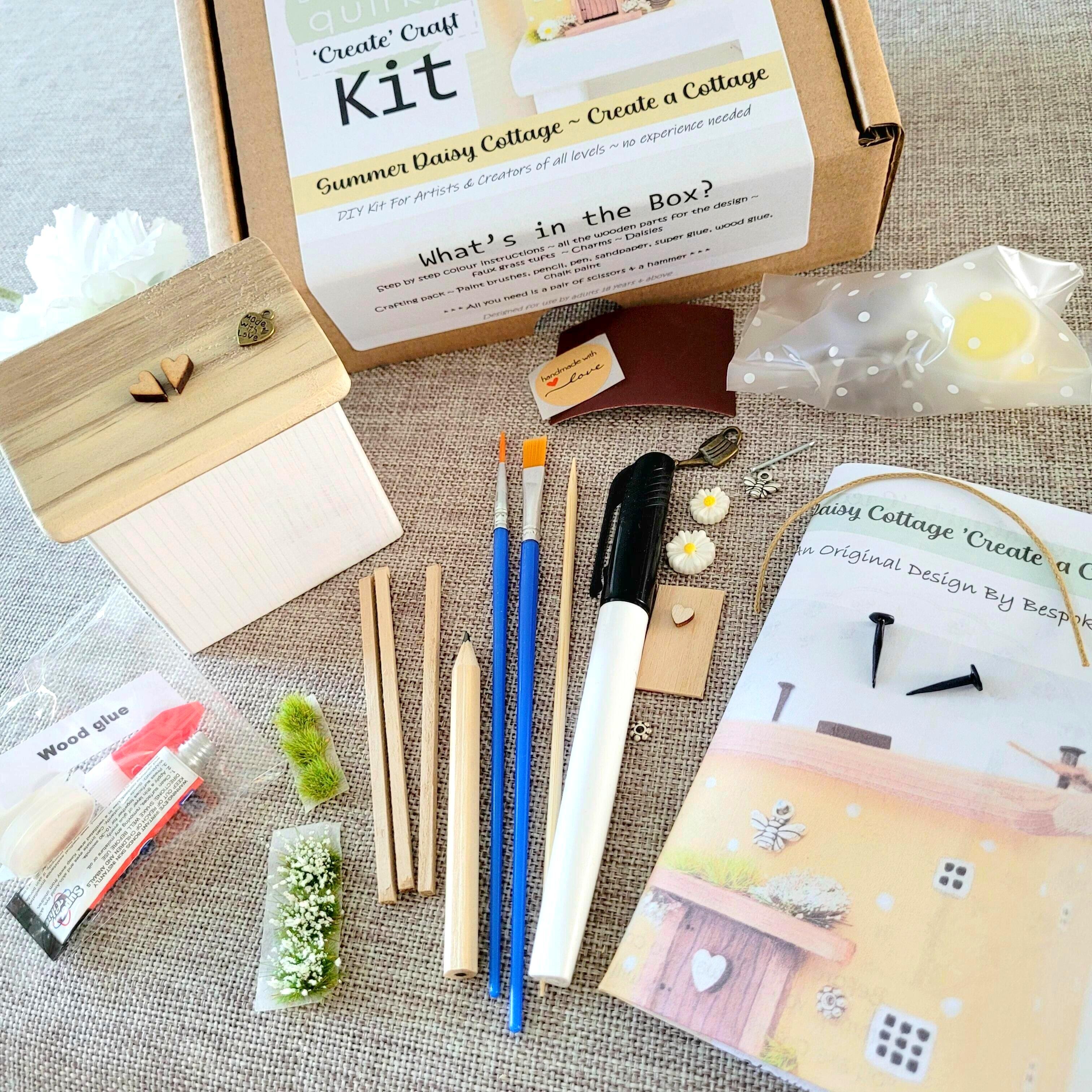CREATE CRAFT KIT - SUMMER DAISY COTTAGE