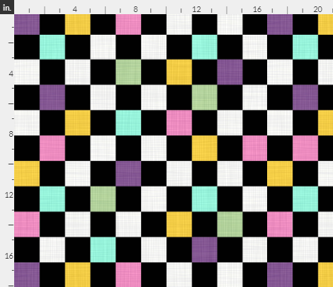 Rainbow check - Seamless Digital download