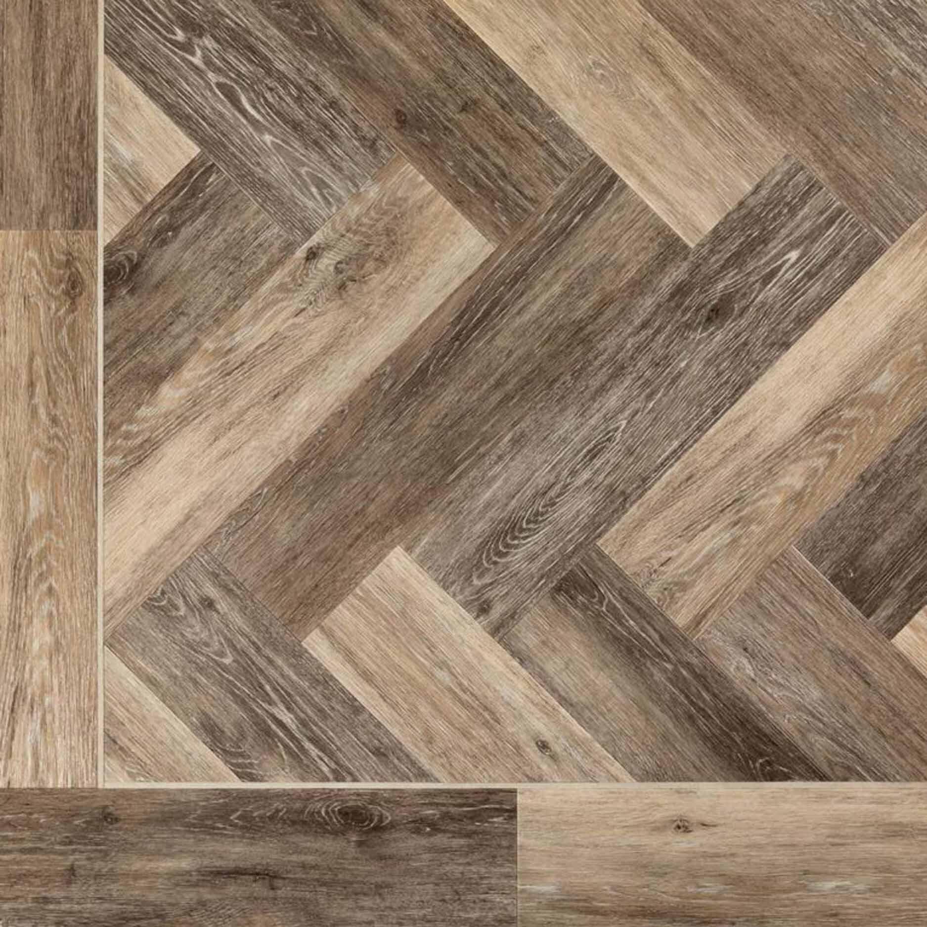 Random Grey Herringbone Ambiance luxury vinyl flooring, Barnacle, Coventry