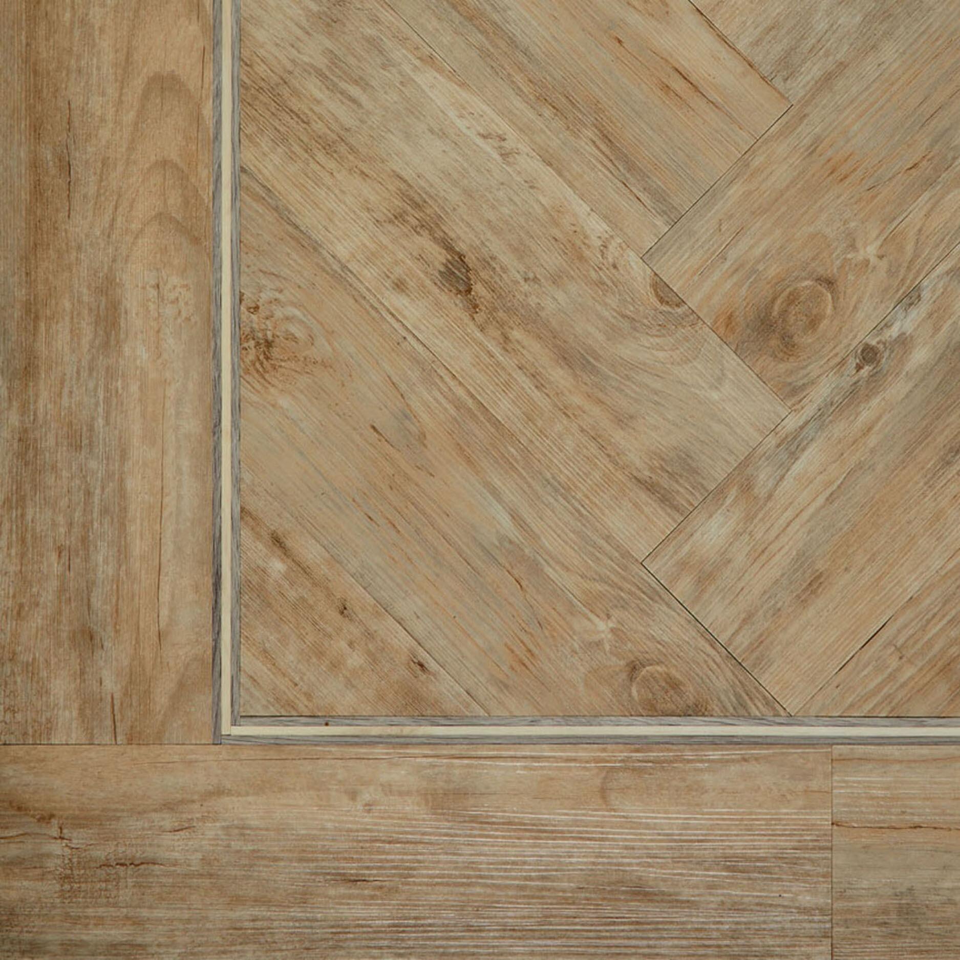 White Oak Herringbone Ambiance Luxury Vinyl Flooring