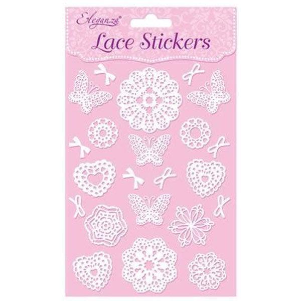 Lace Pattern Stickers - 1 sheet